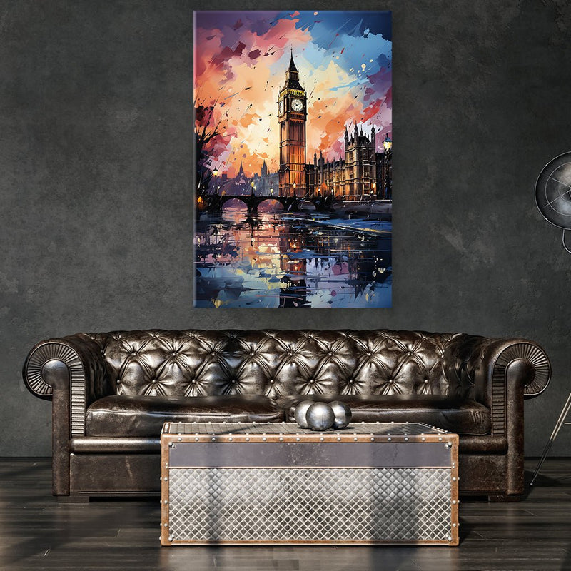 Big Ben London Pop Art by Catill